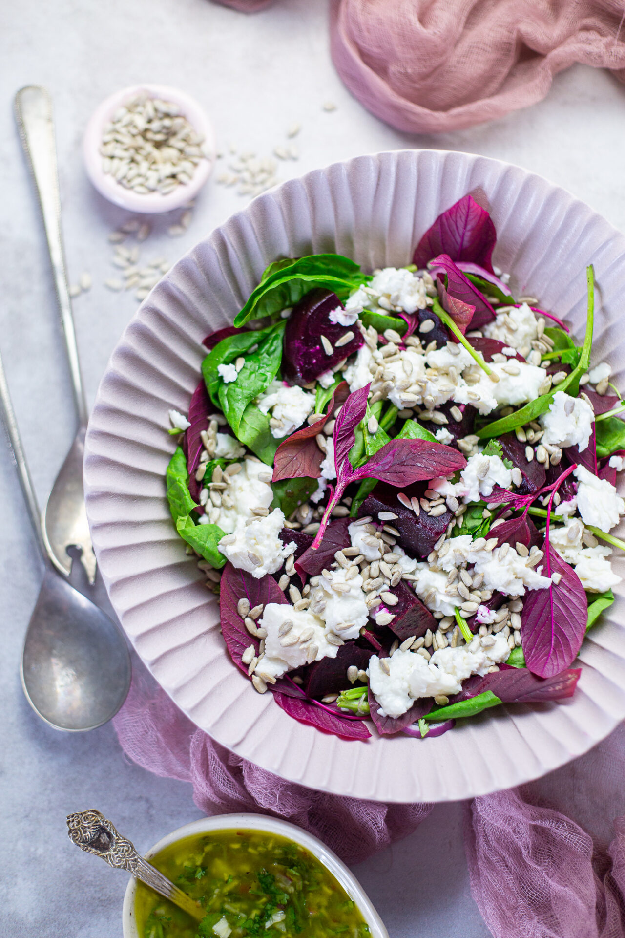 Beetroot and Goats Cheese Salad